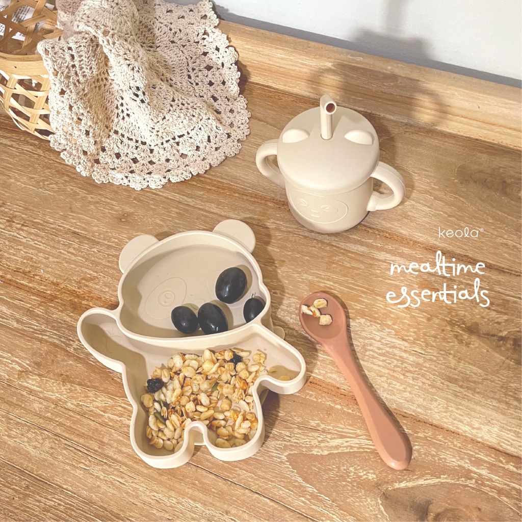 Jual KEOLA - Suction Panda Plate New| Piring Tempat Makan Anak Bayi ...