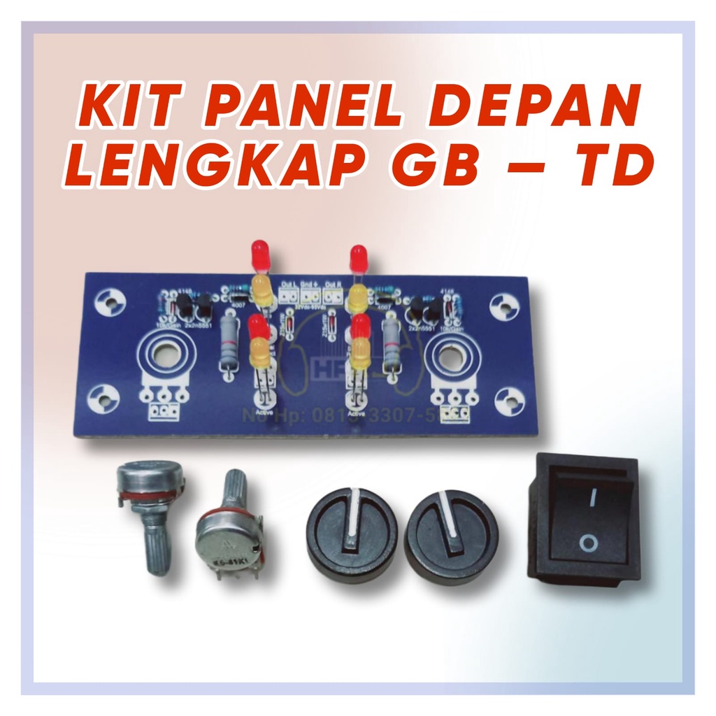 Jual PANEL DEPAN LENGKAP BOX POWER GB TD panel depan lengkap box gb td | Shopee Indonesia