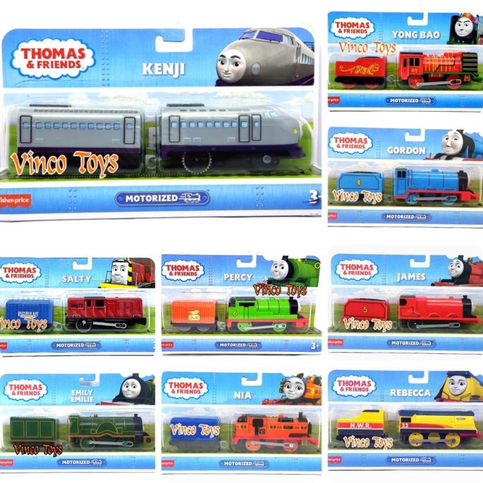 Jual THOMAS AND FRIENDS MOTORIZED EDISI BARU JAMES GORDON EMILY REBECCA ...