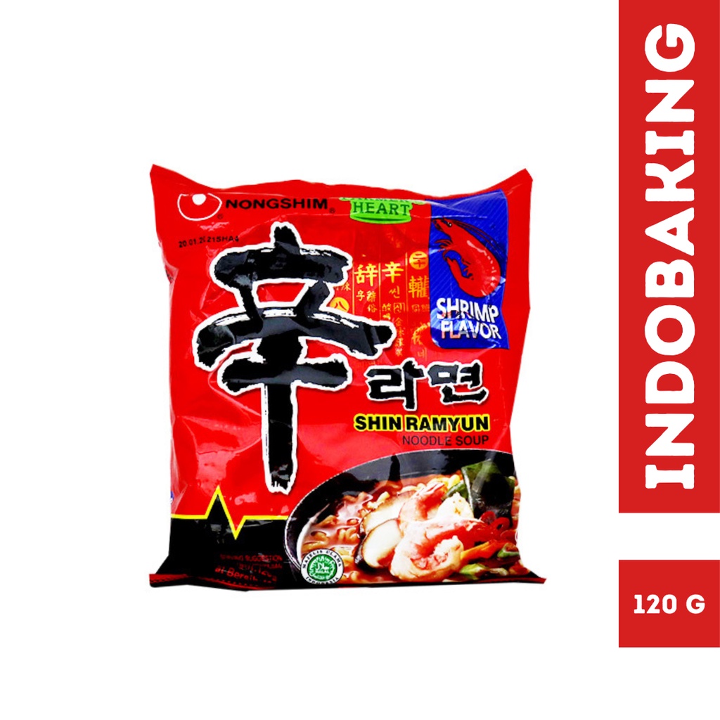 Jual Nongshim Shin Ramyun Shrimp Mie Ramen Instan Ramyeon Korea Rasa Udang 120g | Shopee Indonesia