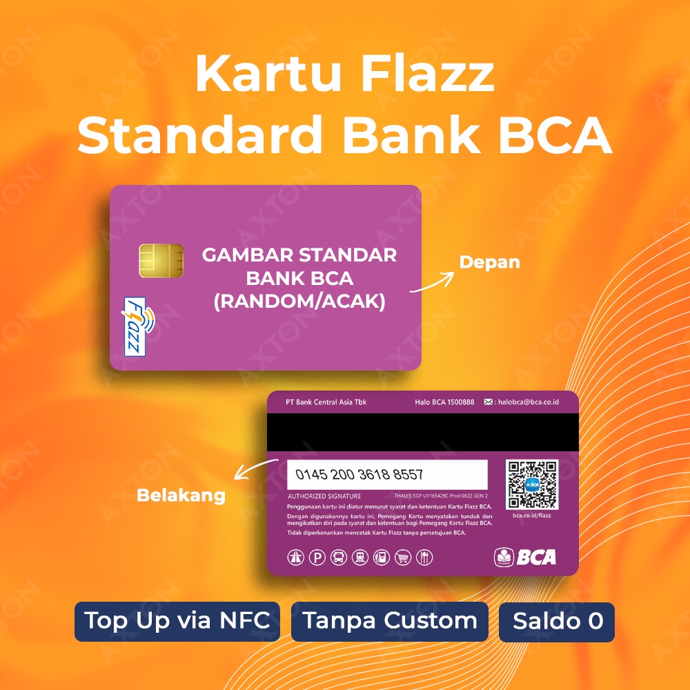 Jual KARTU STANDAR BANK E MONEY E TOLL BRIZZI BRI FLAZZ BCA GEN 2 ...