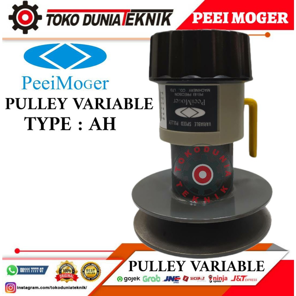 Jual PEEI MOGER AH 185-28 PULLEY VARIABLE SPEED - MADE IN TAIWAN ...