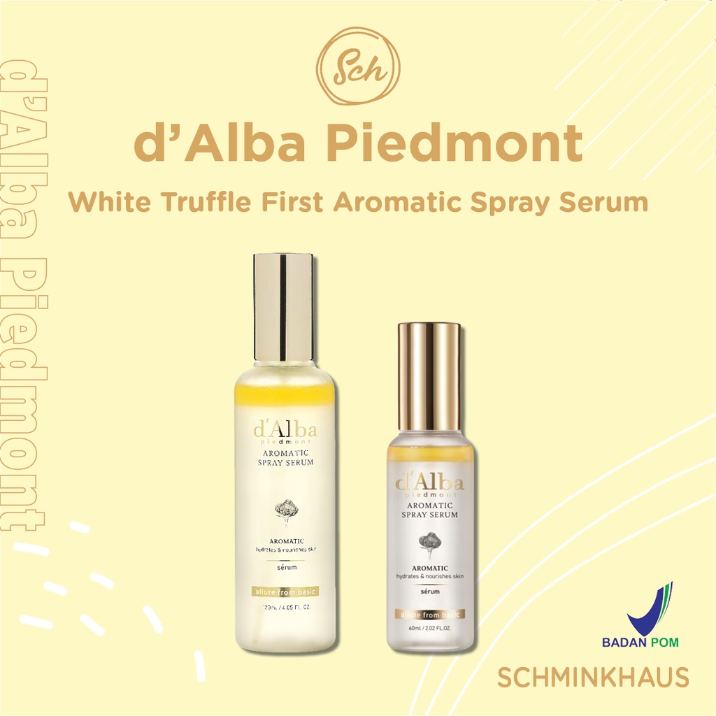 Jual [BPOM] D'ALBA White Truffle First AROMATIC Spray Serum (120ml ...