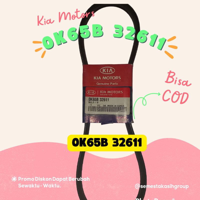 Jual V-Belt A34.4 / REP 3345 Dongil OEM Kia Pregio 3.0 / Kia Bongo ...