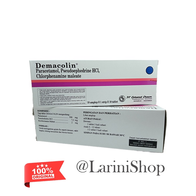 Jual DEMACOLIN TABLET BOX | Shopee Indonesia