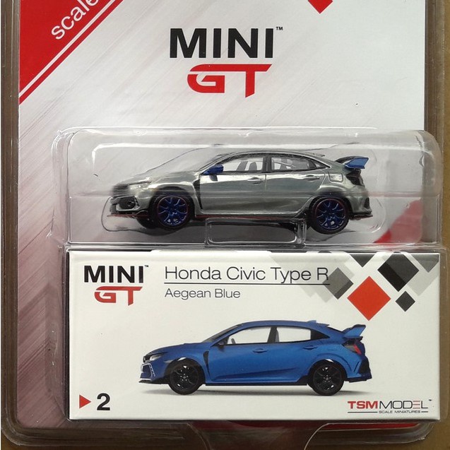 Jual MINI GT HONDA CIVIC Type R AEGEAN BLUE CHASE CAR - MIJO EF ...