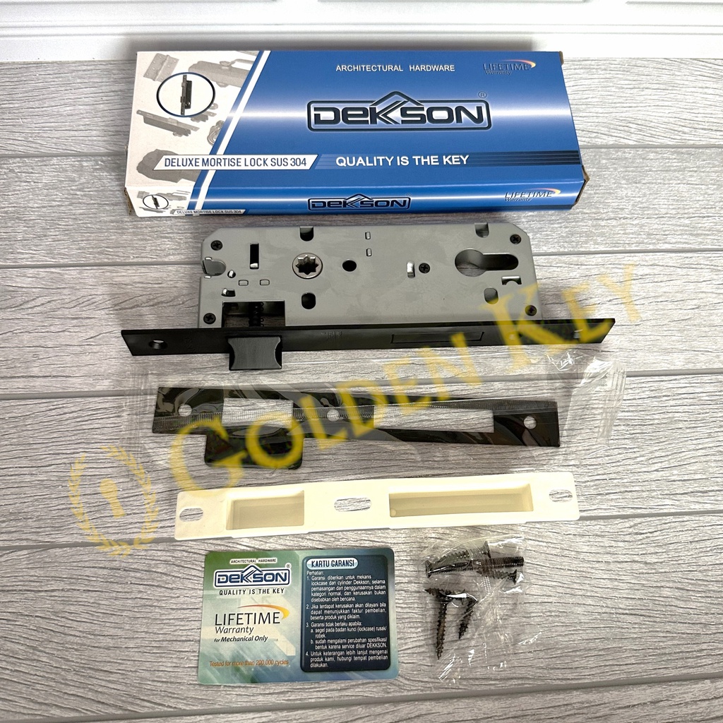Jual Mortise Lock Lockcase Dekkson Dekson MTS IL DL8485 DL 8485 Black ...