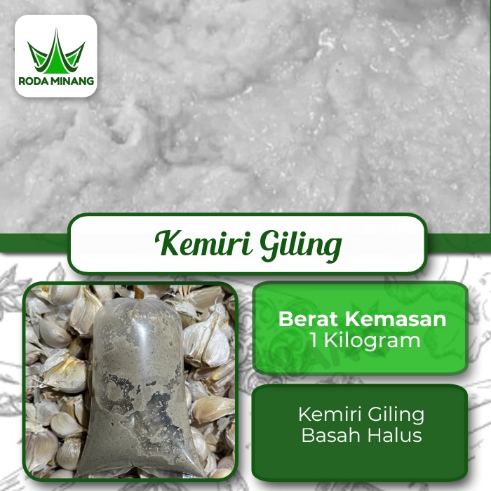 Jual Kemiri Giling Halus Segar Bumbu Jadi Basah Asli Tanpa Pengawet MSG ...