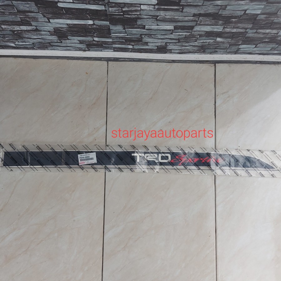 Jual STIKER BODY TRD SPORTIVO FORTUNER HITAM ORIGINAL | Shopee Indonesia