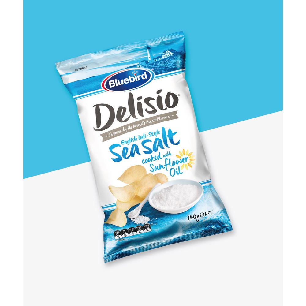 Jual Bluebird Delisio Potato Chips cooked with Sunflower Oil asal New ...