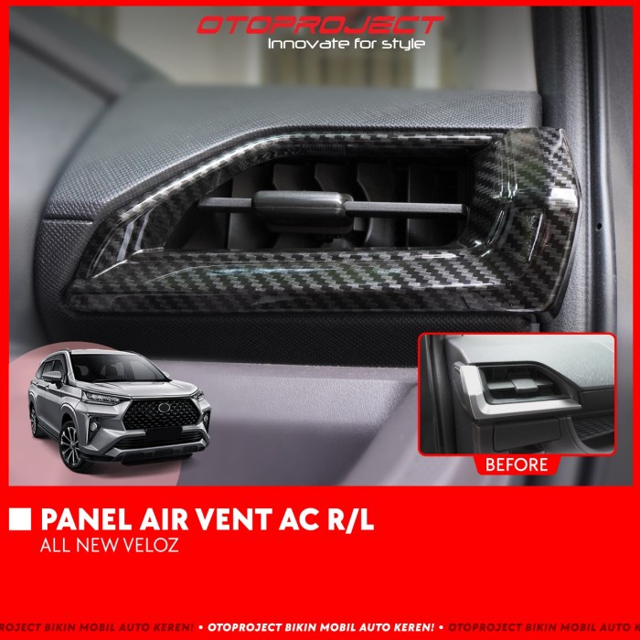 Jual Dash Panel Front Side Air Vent Ac Kanan Kiri Otoproject All New ...