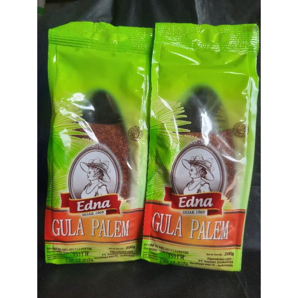 Jual GULA PALEM EDNA 200 GRAM / PALM SUGAR | Shopee Indonesia