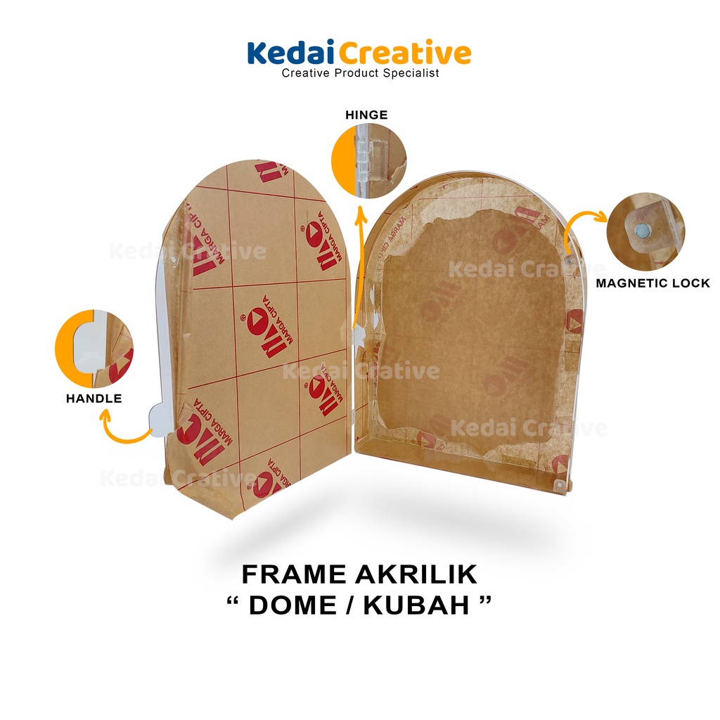 Jual Kedai Creative Figura Frame Mahar Akrilik Dom Frame Mahar Akrilik ...