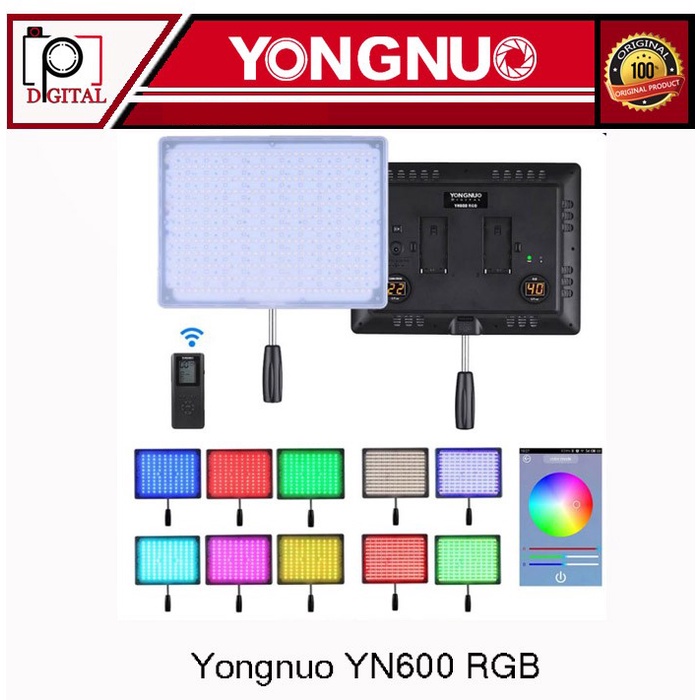 Jual Yongnuo YN600 RGB YN 600 RGB LED Video Light Panel With Remote ...