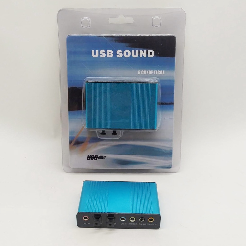 Jual USB SOUND 5.1 6CH OPTICAL ALUMINIUM | Shopee Indonesia