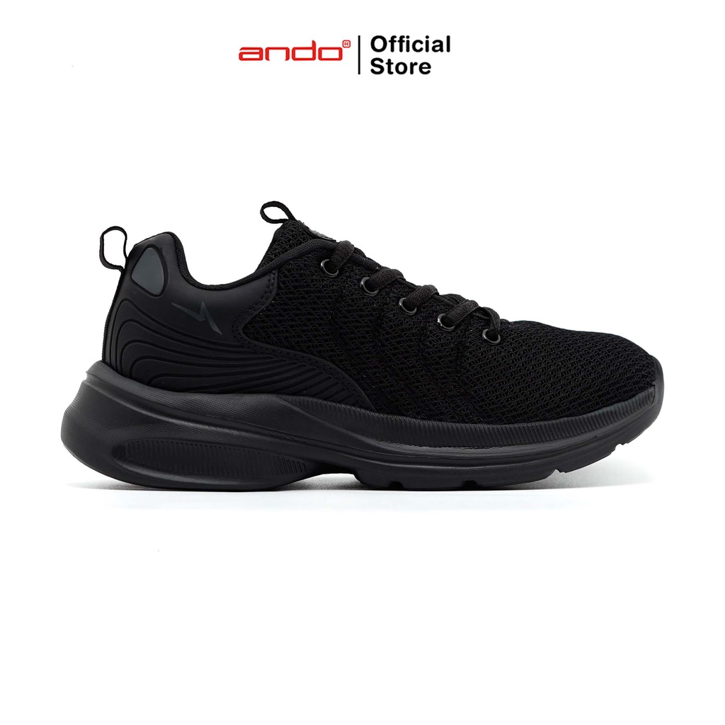 Jual Ando Official Sepatu Sneakers Camry'S Wanita Dewasa - Hitam/Hitam ...