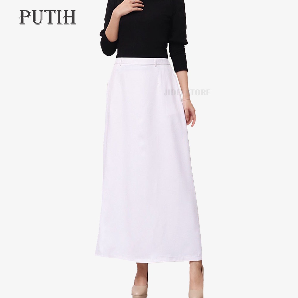Jual Rok Kerja Panjang Wanita LINE A Ukuran S - 5L JUMBO Bahan ...