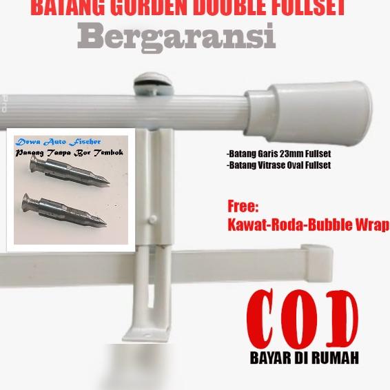 Jual TERPERCAYA Batang Tiang Rell Rolet Rollet Besi Rel Gorden Hordeng ...