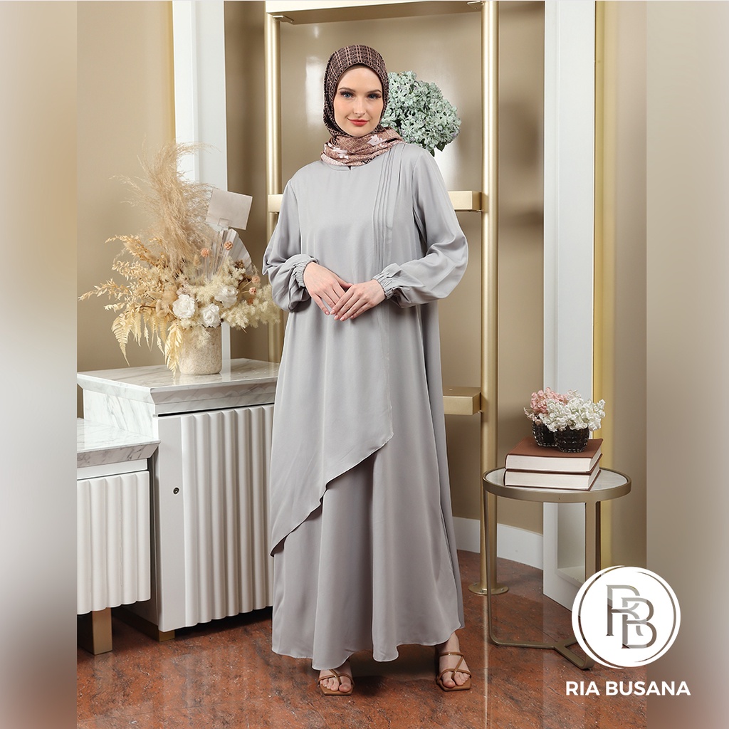 Jual Ria Busana - Zayna - Gamis Wanita Art. CAMILA | Shopee Indonesia