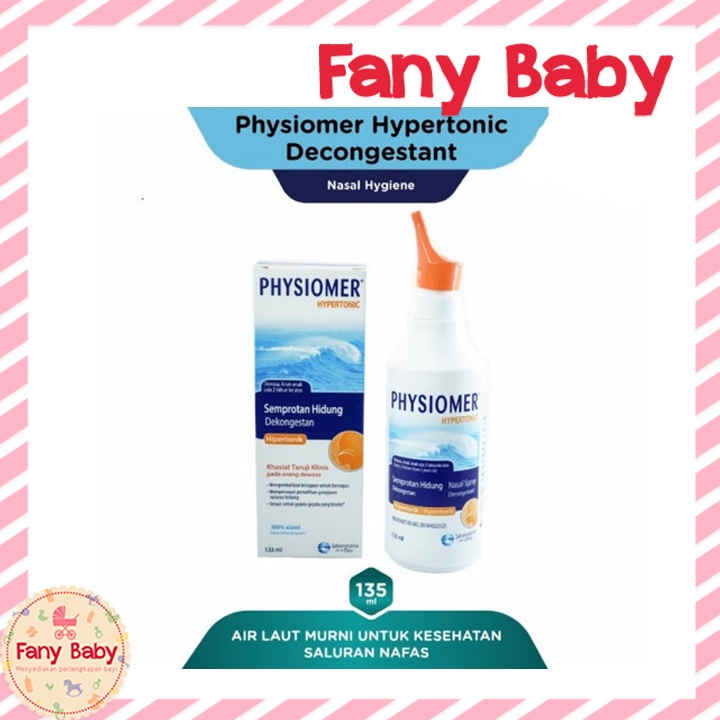 Jual PHYSIOMER HYPERTONIC SEMPROTAN HIDUNG DEKONGESTAN 135ML | Shopee ...