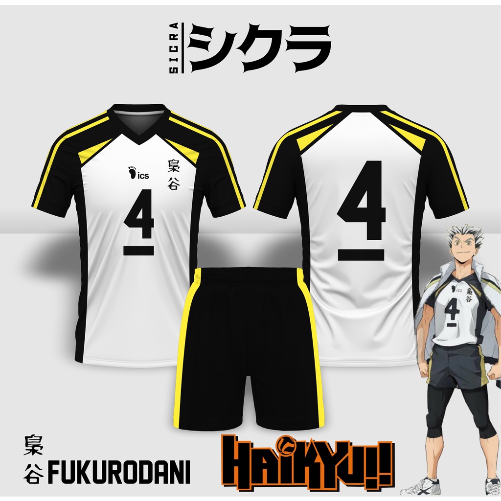 Jual HAIKYUU !! Jersey Anime HAIKYUU !! FUKURODANI Cosplay Bola Manga ...