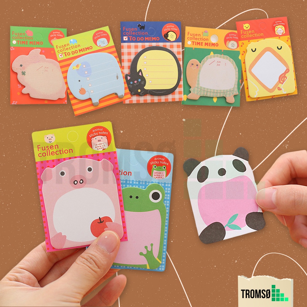 Jual Tromso Animal Sticky Notes A003 Tempelan Kertas Catatan Memo Note ...