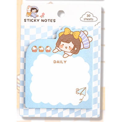 Jual MAGIC Shape Sticky Note Kartun Lucu / Memo Stick cartoon | Shopee ...