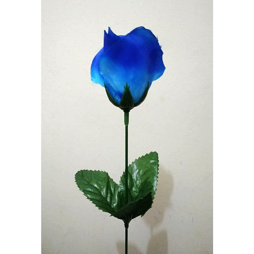 Jual 1 Tangkai Mawar Kuncup 5 cm Kain Tinggi 45 cm Artificial Flower ...