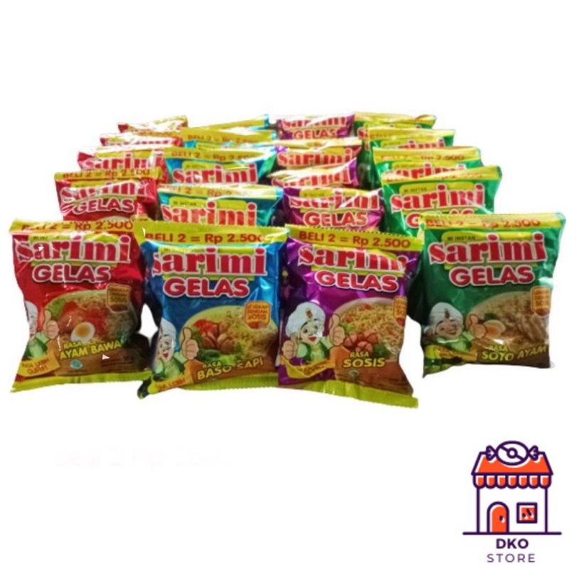 Jual SARIMI Gelas - 1 Renceng isi 11 pcs - All Varian Rasa Mie Instan ...