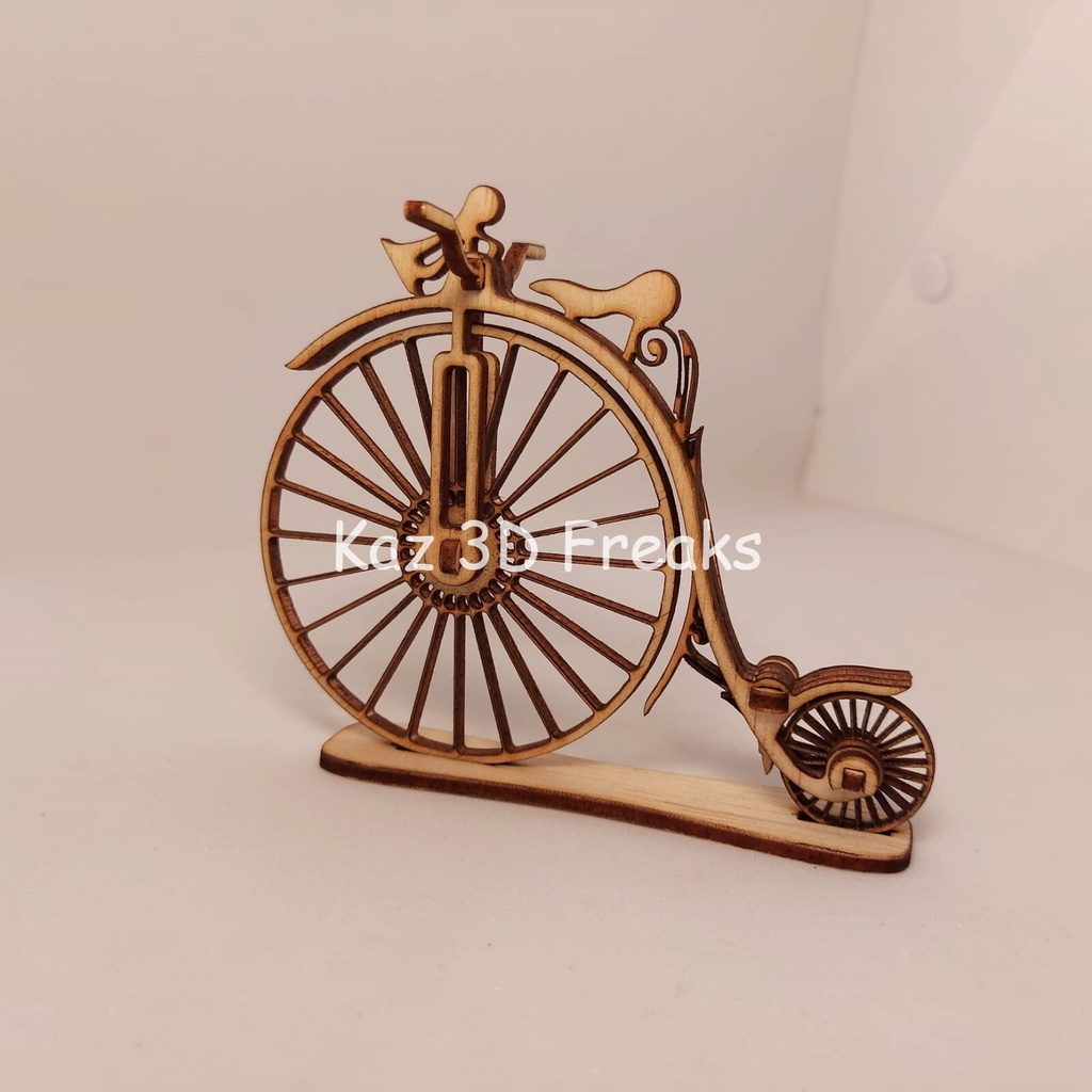 Jual Miniatur Sepeda The high Wheel Bicycle Penny Farthing Dekorasi ...