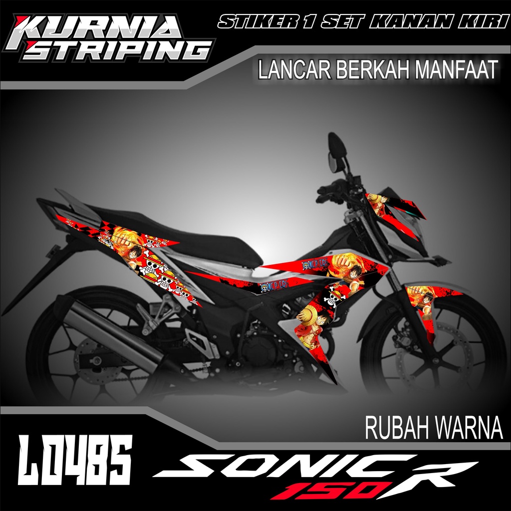 Jual Stiker Motor Striping Stiker Motor Sonic 150r Semiful Motif One ...