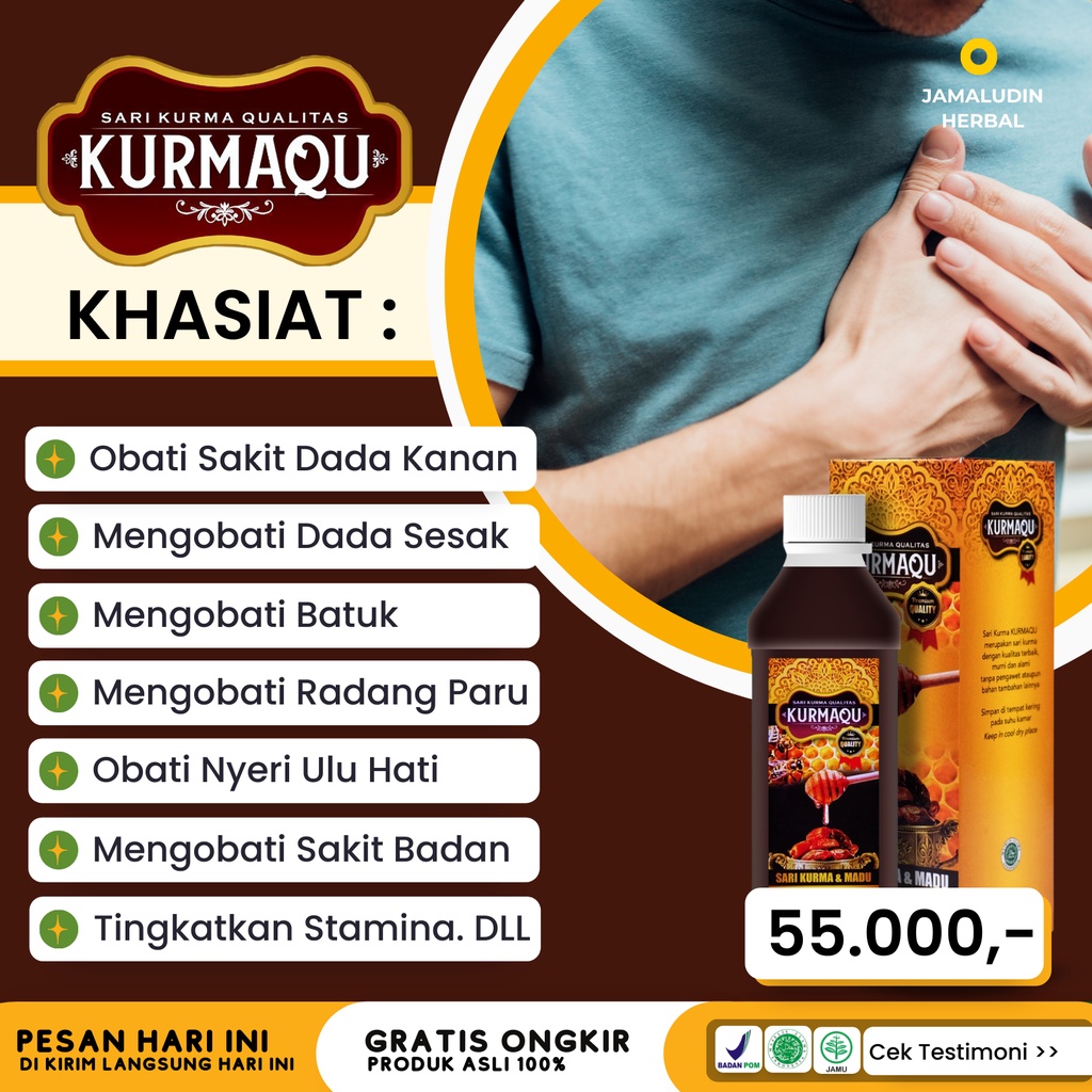 Jual Obat Sakit Dada Nyeri Dada Tembus Belakang Sesak Nafas KurmaQu ...