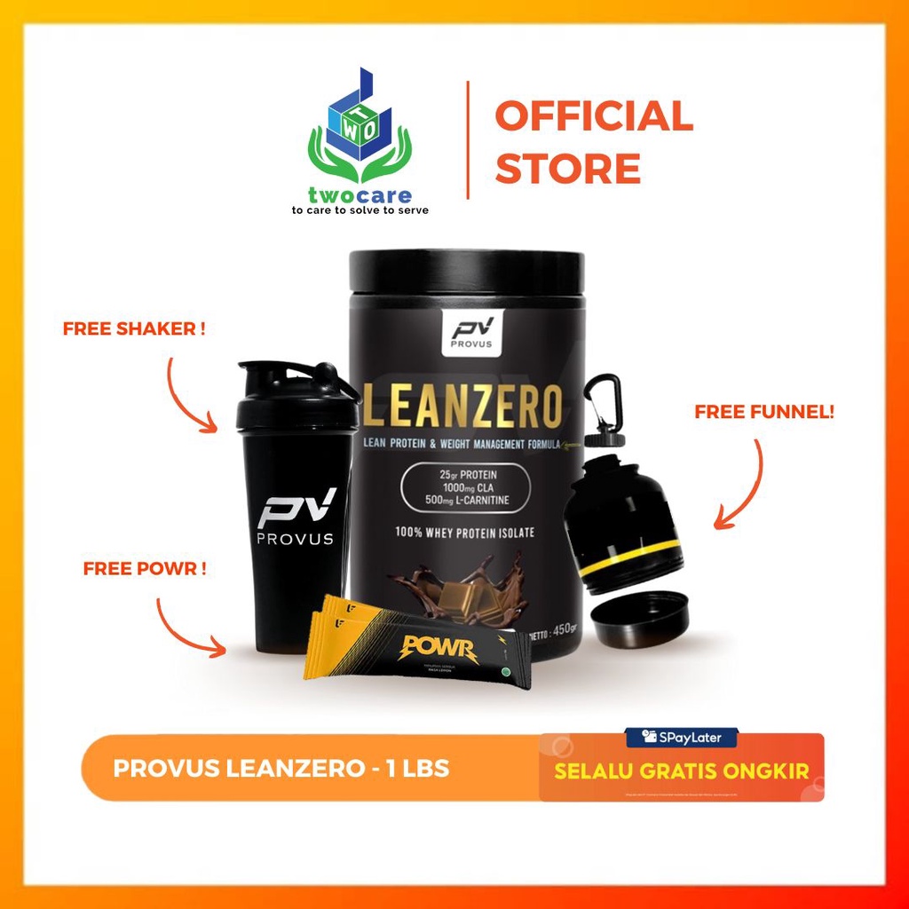 Jual Provus Leanzero Lean Zero Whey Protein Isolate 450 GRAM 1 lbs ...