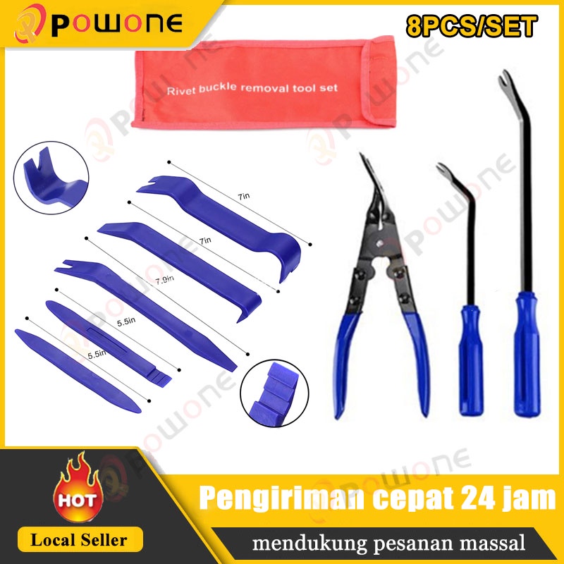 Jual Alat Perbaikan Lampu 8Pcs Car Trim Removal Tool Kit Panel Door ...