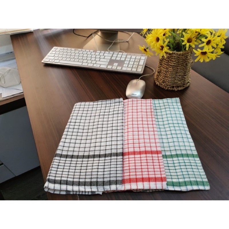 Jual Kain Lap Serbet Kotak-kotak Murah alat kebersihan rumah tangga ...