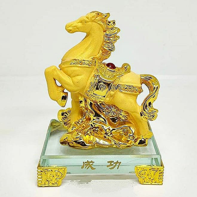 Jual shio kuda/kuda emas/kuda hoki/patung kuda/pajangan kuda/fung shui ...