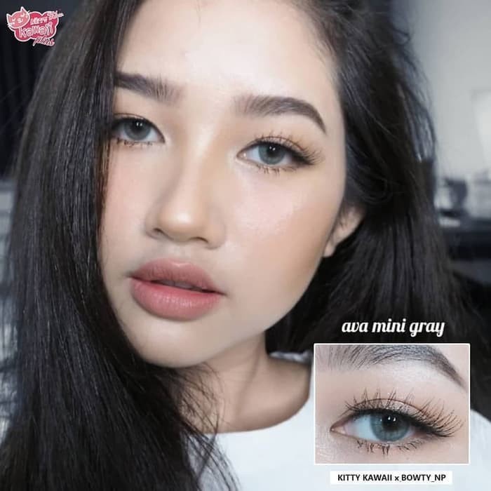 Jual Best Seller Original Softlens Kitty Kawaii Mini Ava Gray Grey Abu Abu | Shopee Indonesia