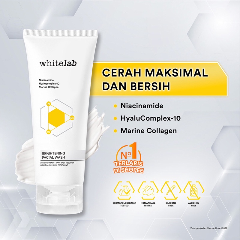 Jual KKV - Whitelab Brightening Facial Wash / Sabun Cuci Muka 100g ...