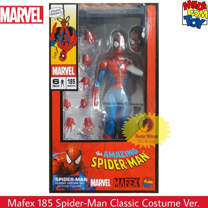 Jual Mafex 185 the Amazing Spider-Man Classic Costume Version Spiderman | Shopee Indonesia