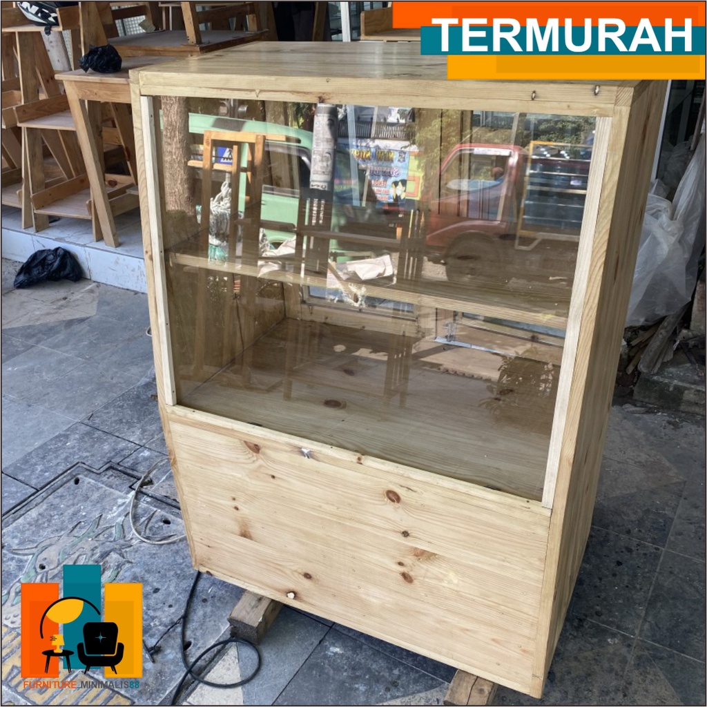 Jual Etalasae Kayu Display | Etalase Untuk Pajangan Roti | Etalase ...