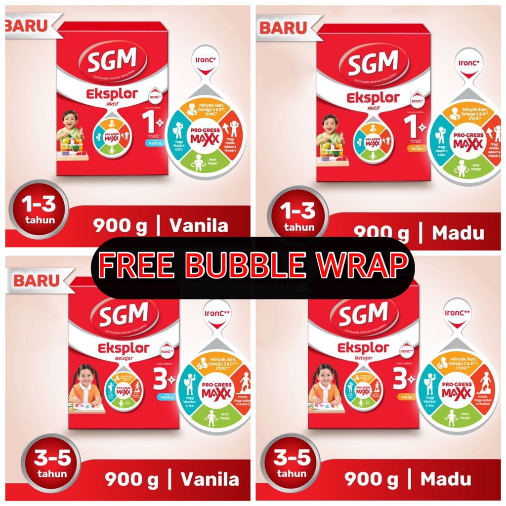 Jual SGM 1 PLUS 900 GRAM / 3 PLUS 900 GRAM RASA VANILA / MADU / COKLAT ...