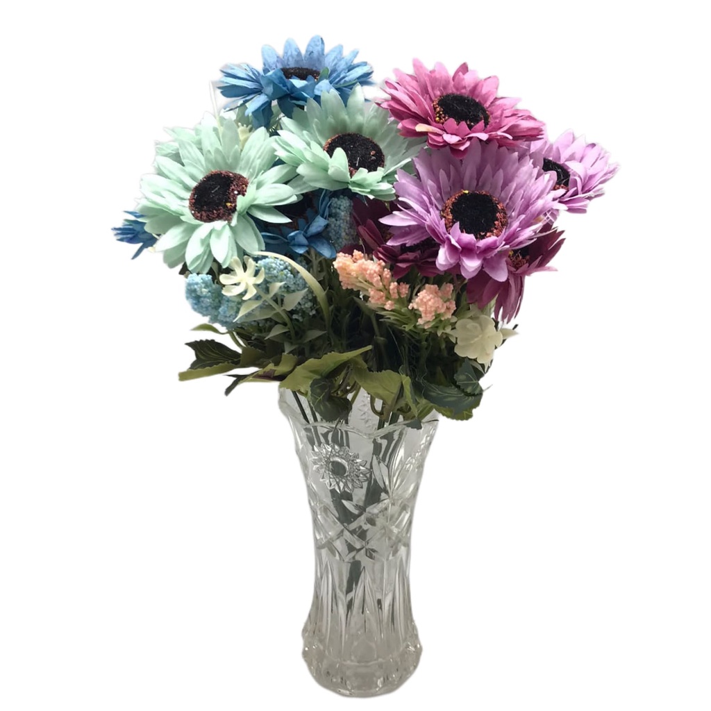 Jual Bunga Aster Artificial Panjang 35 cm 7 Tangkai/ Bunga Palsu ...