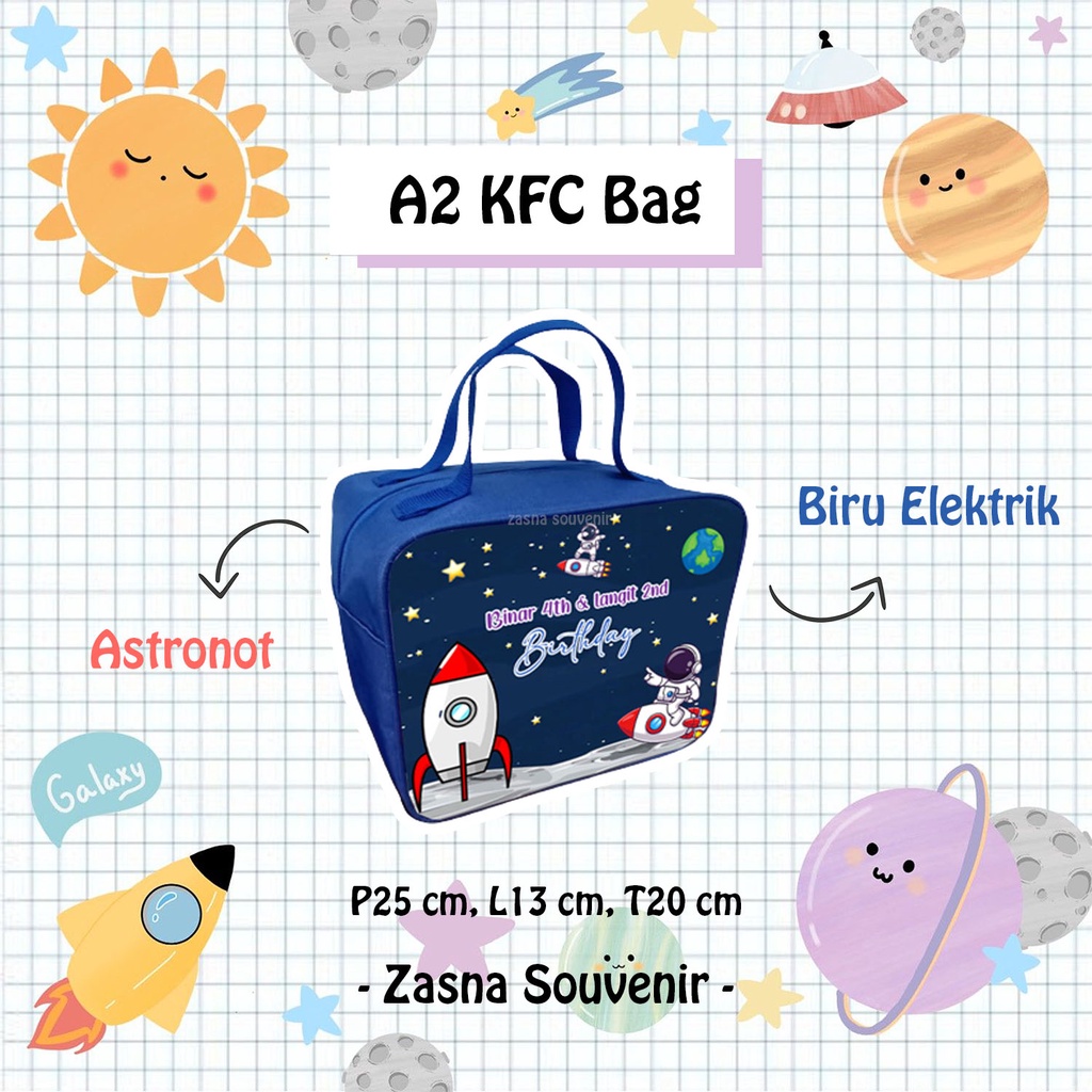 Jual [KFC BAG] SOUVENIR ULANG TAHUN ANAK MURAH - MUAT KFC -TAS ULTAH ...
