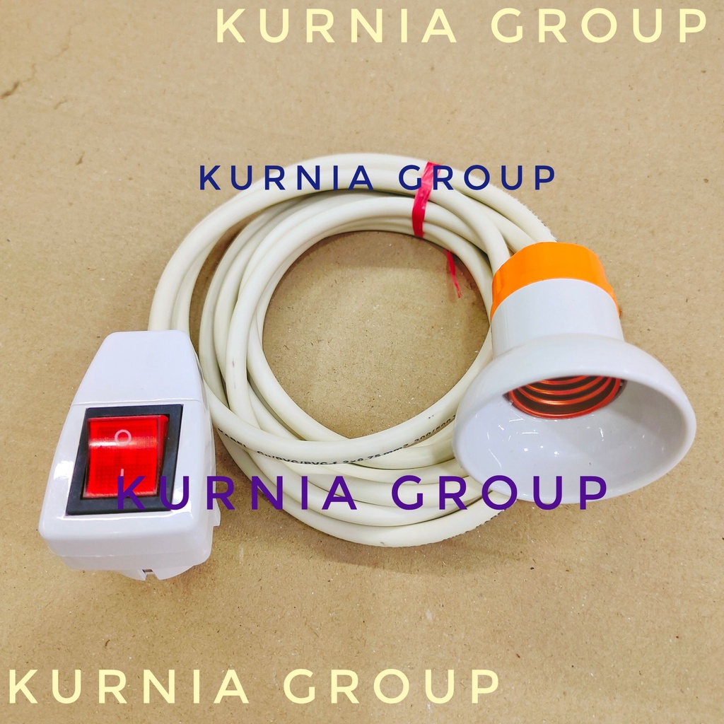 Jual Fiting Lampu Gantung + Kabel Steker Saklar Lampu Berkualitas Sambungan Kable Listrik Dengan ...