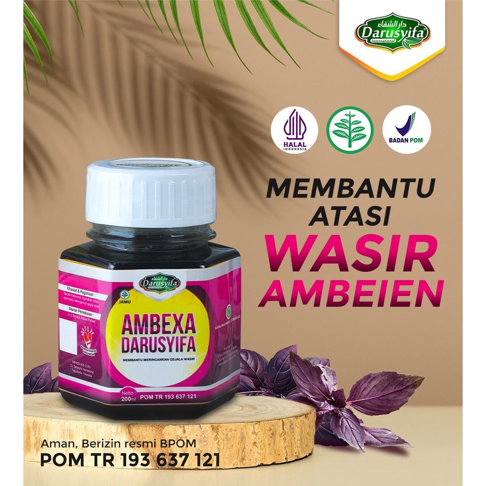Jual [ TERLARIS ] Madu Ambeyen AMBEXA Darusyifa Ekstrak Daun Ungu Obat ...
