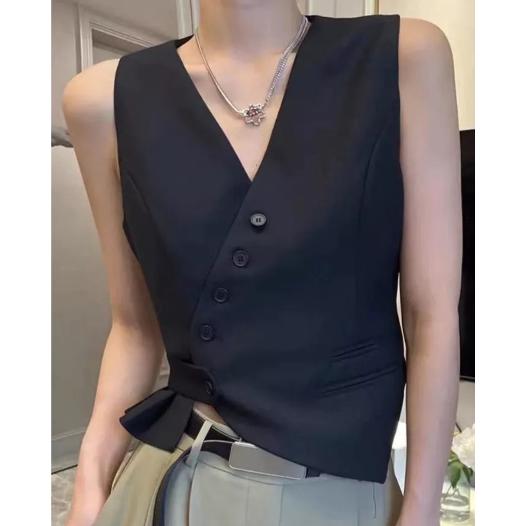 Jual Rompi wanita asymetrical keren/rompi wanita keren Korean style ...