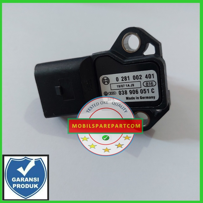 Jual SENSOR MAP MAF AIR FLOW PRESSURE VW VOLKSWAGEN AUDI 0281002401 ...