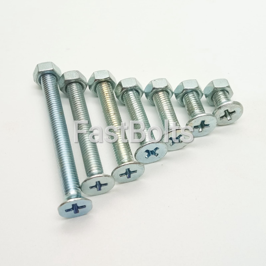 Jual BAUT DAN MUR 5MM PANJANG 1-5CM KUNCI 8 BAUT JF | Shopee Indonesia