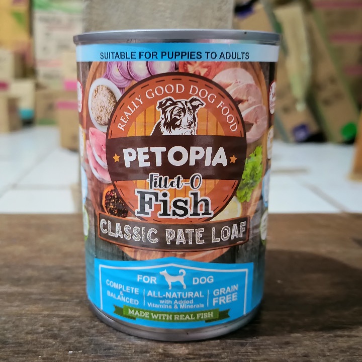 Jual Makanan Anjing Petopia All Stages Fillet-o Fish 380G Wet Food ...