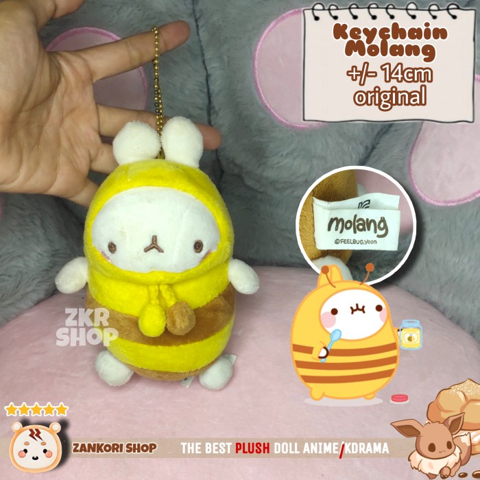 Jual BONEKA MOLANG LEBAH ORIGINAL (HUENINGKAI TXT, DOYOUNG NCT ...